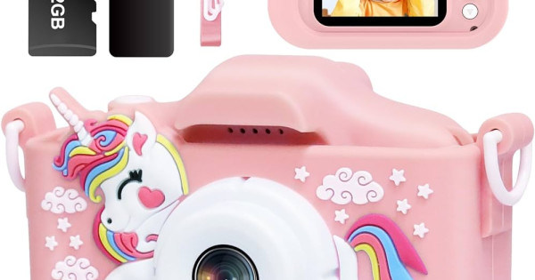 MINI ΨHΦΙΑΚΗ ΠΑΙΔΙΚΗ UNICORN ΦΩΤΟΓΡΑΦΙΚΗ ΜΗΧΑΝΗ ΚΑΜΕΡA RT001 ΡΟΖ ...