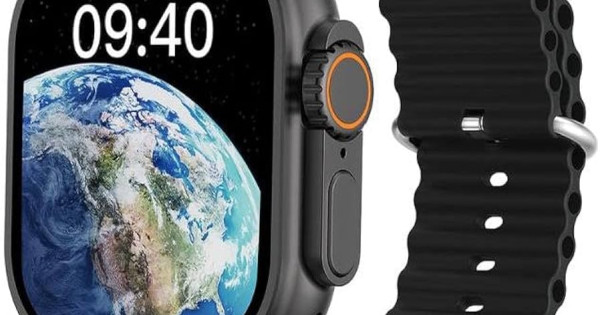 X8 Ultra Max 49mm Smartwatch με Παλμογράφο Μαύρο | mohicans.gr